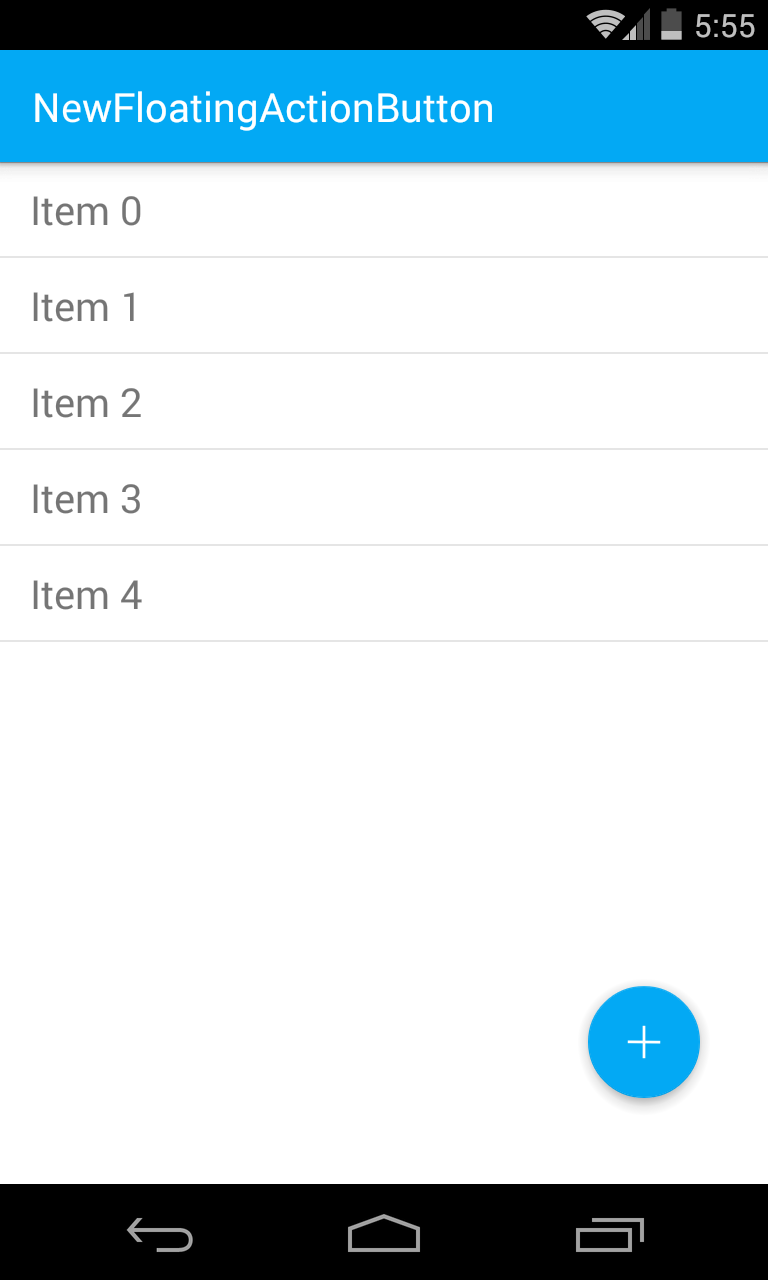 Android Floating Action Button (New Implementation) - My Android Solutions